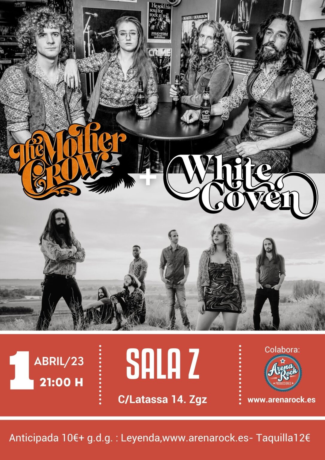 White Coven + The Mothercrow | Arena Rock Producciones