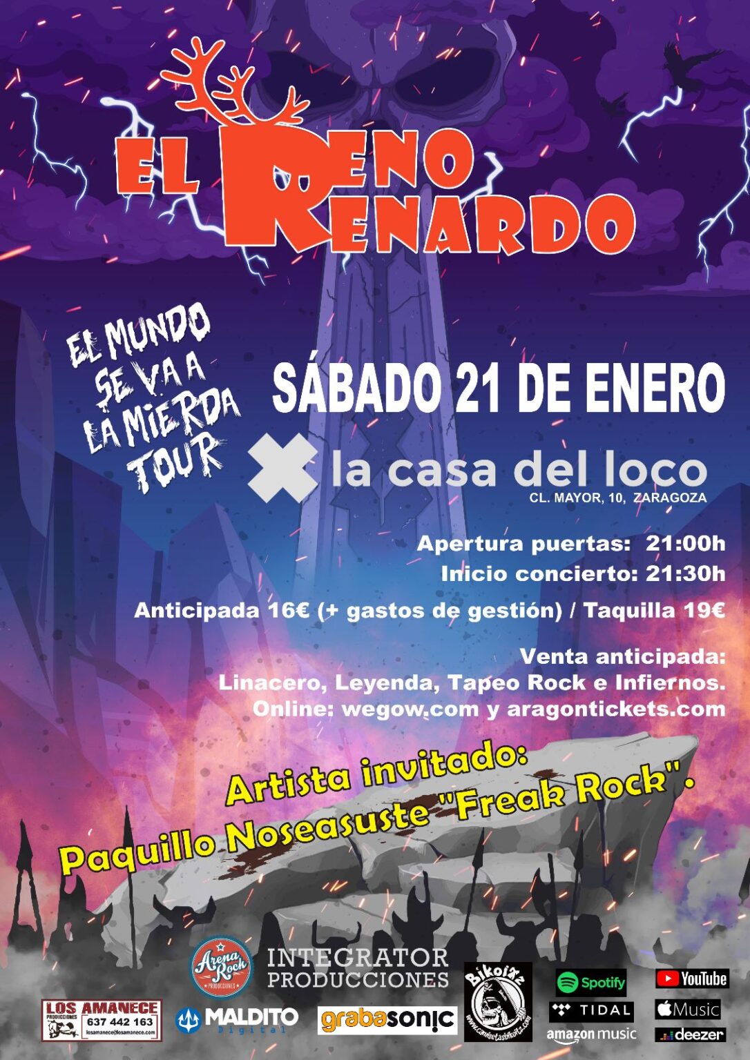 El Reno Renardo | Arena Rock Producciones